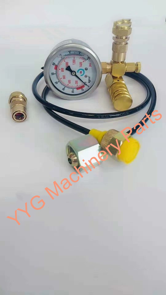 OEM Excavator Parts Nitrogen Refill Meter For Nitrogen Charging Meter ...
