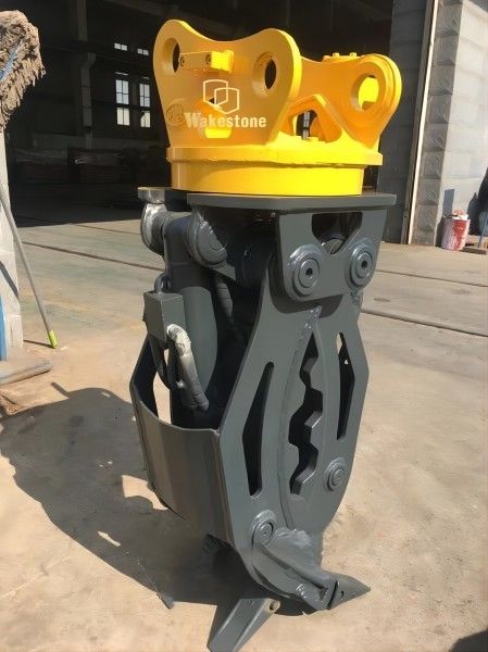 Excavator Attachment Heavy Duty Hydraulic Rock Grab Suitable For 20T ...