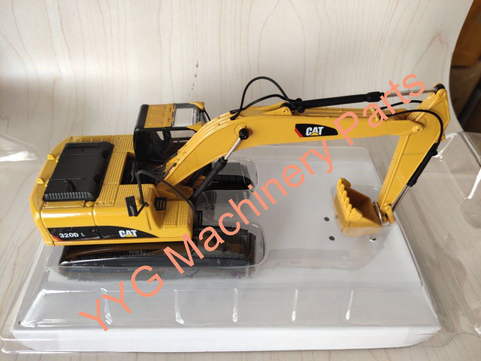 Diecast Excavator Parts Model Metal Scale Black & Yellow Model ...